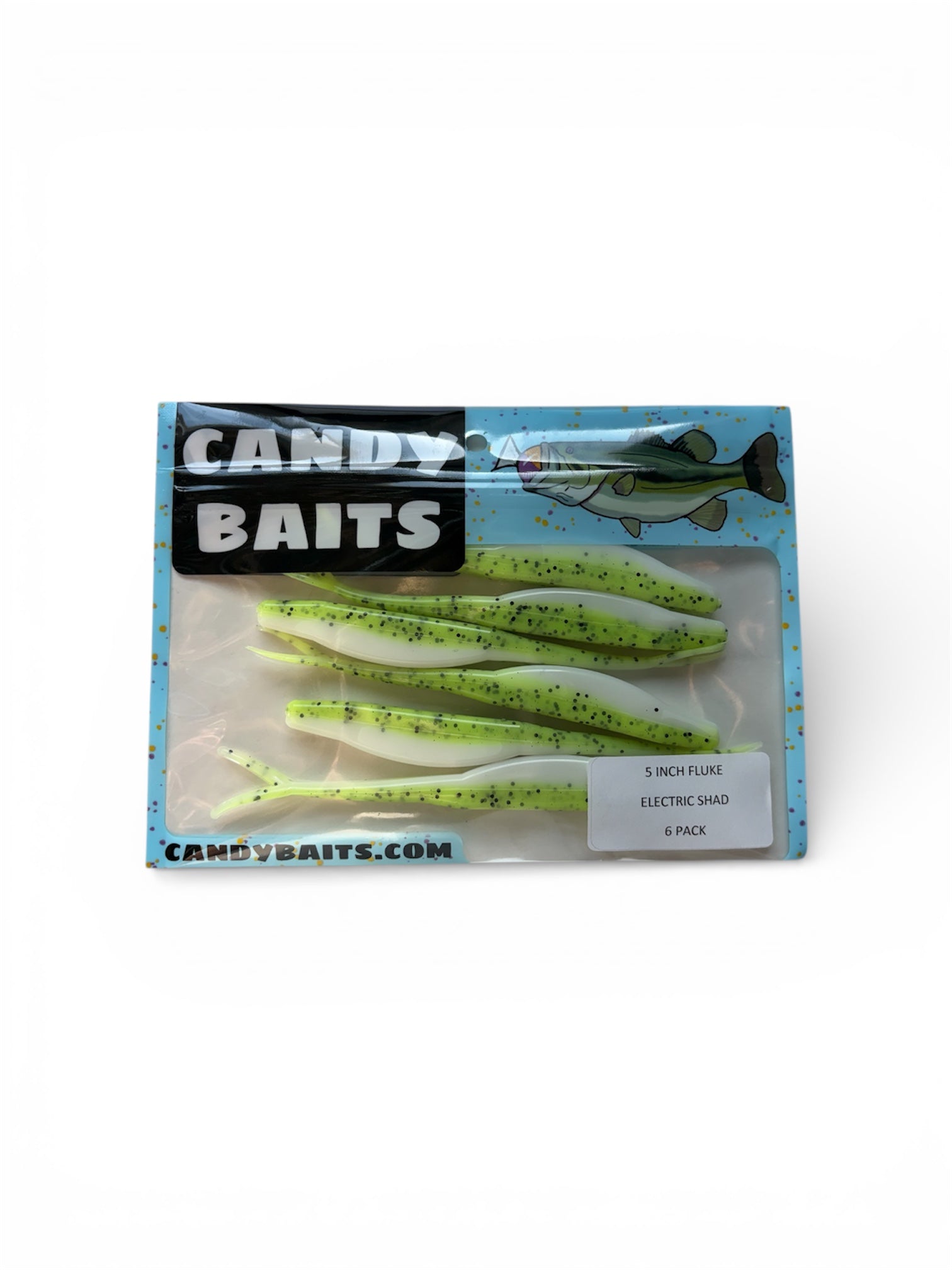 5 inch Fluke – Candy Baits